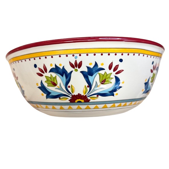 Bobby Flay | Dining | Bobby Flay Stoneware 2 Inch Serving Bowl Floral ...